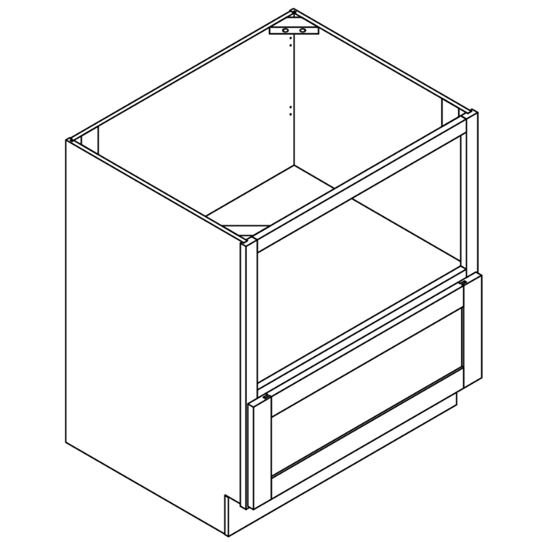 Microwave Base – Arrowstone Cabinetry